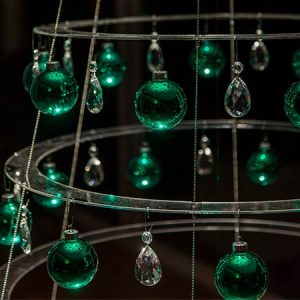 Clear Christmas Tree - Decorated Large 7.5' Tree - Unique Holiday Decor