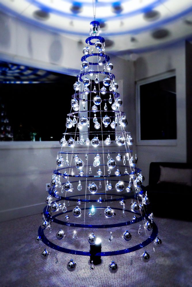 Buy Blue Modern Christmas Trees | Sapphire Blue Christmas Tree