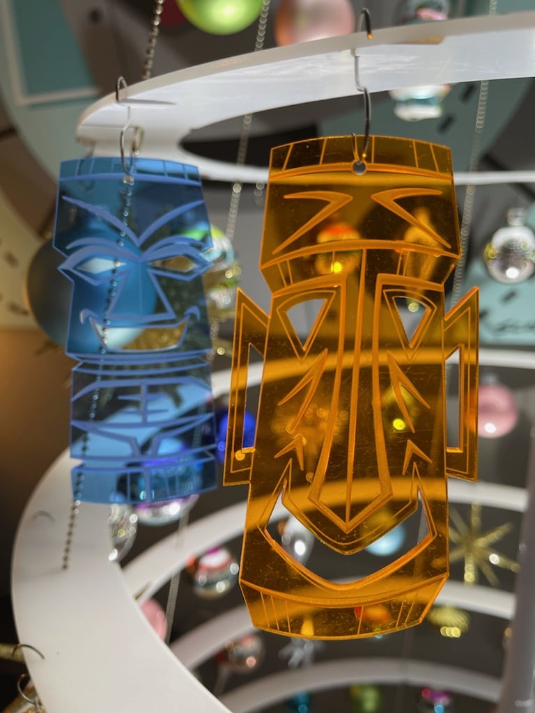 Tiki Ornaments - Modern Christmas Trees